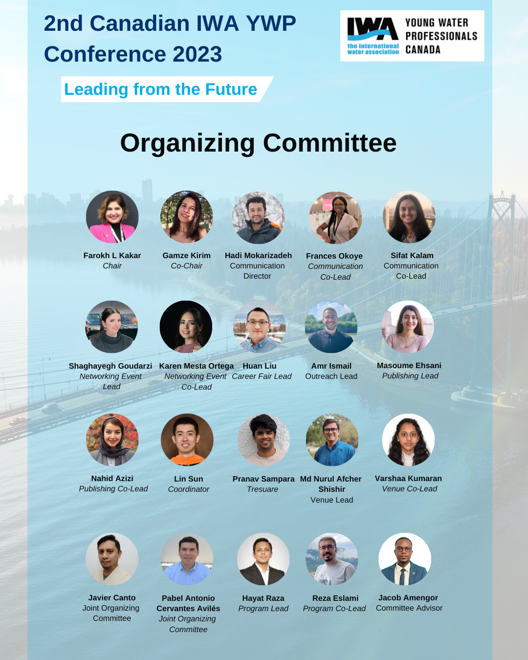 Organizing Committee – IWA YWP Canada
